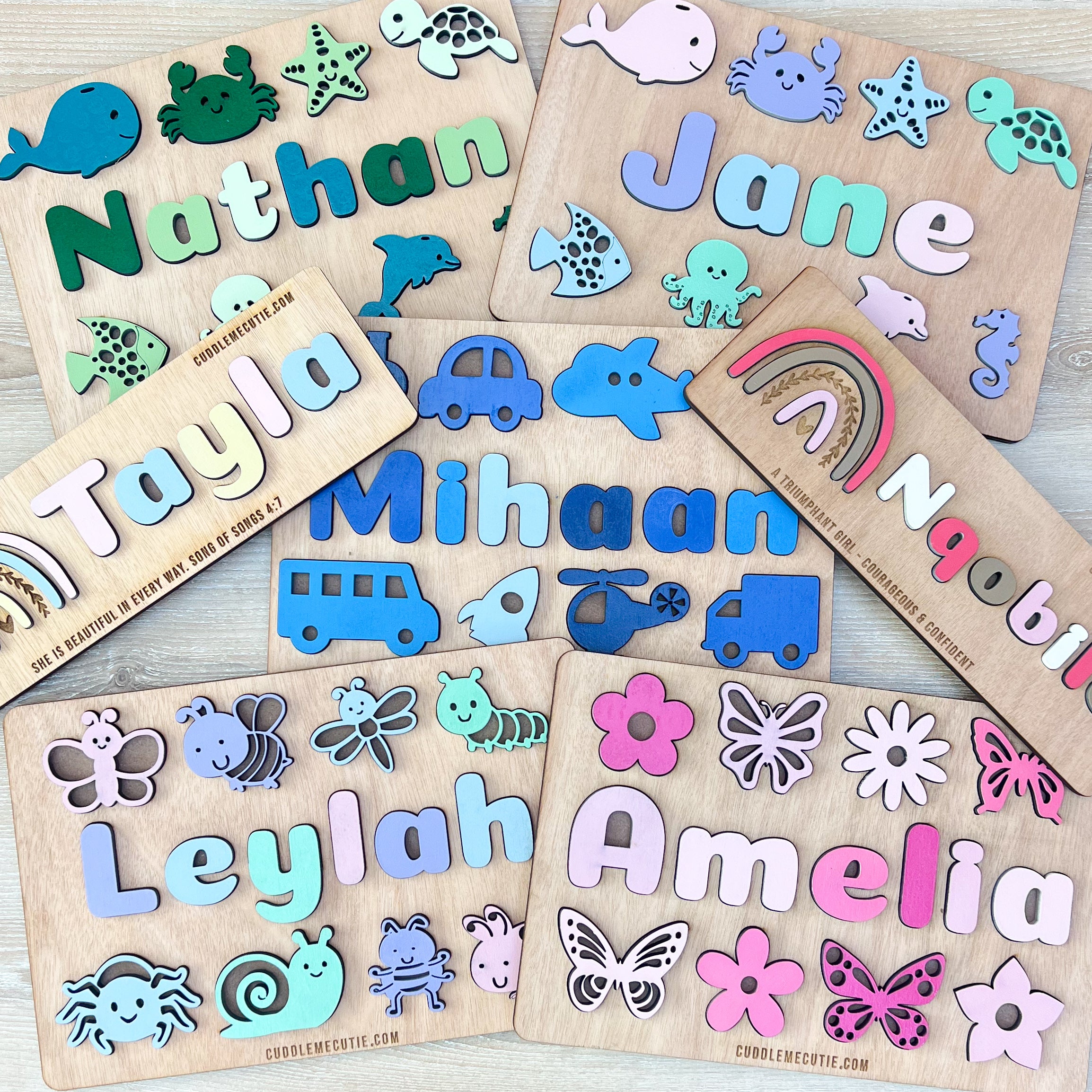 Name Puzzles – Cuddle me Cutie