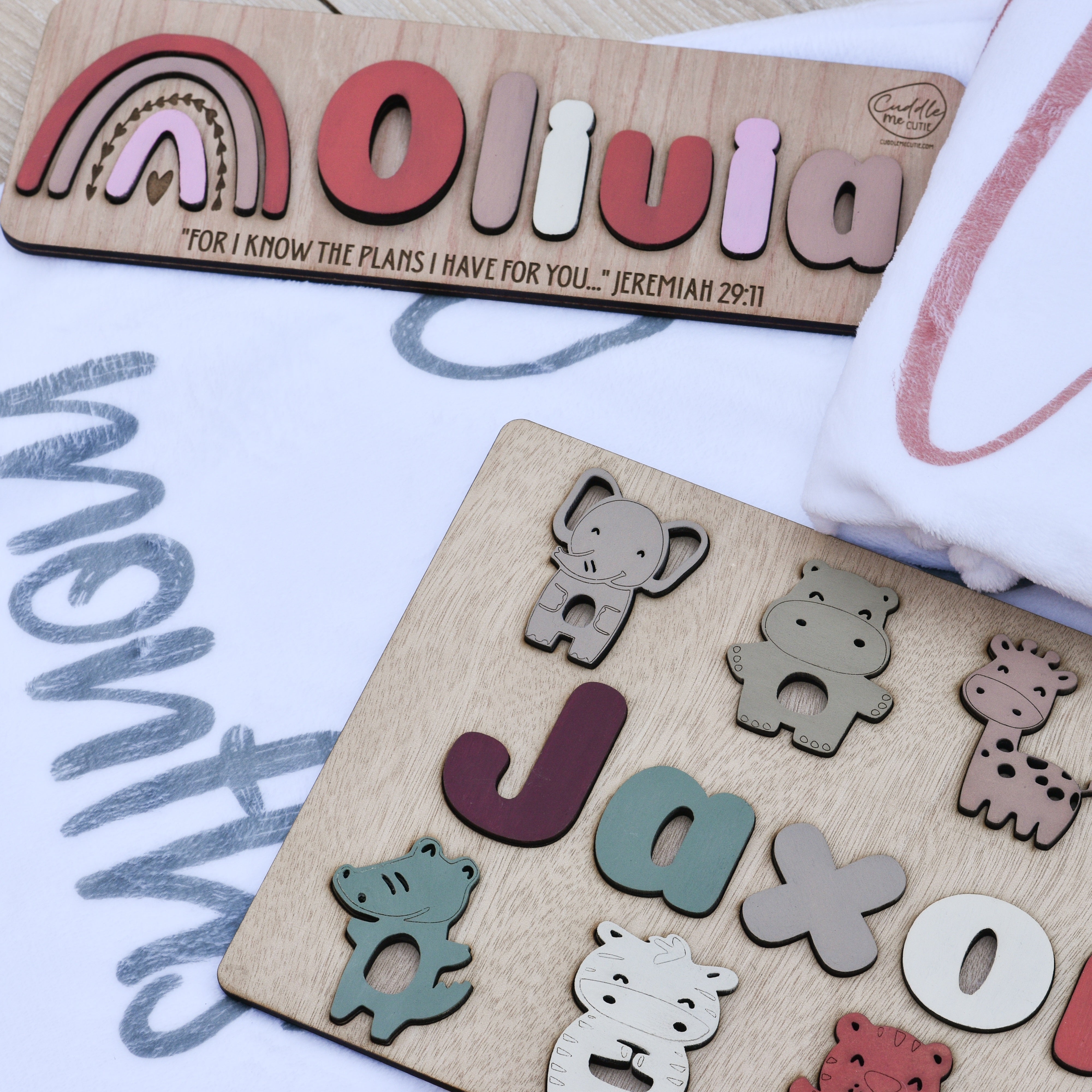 Personalised items – Cuddle me Cutie